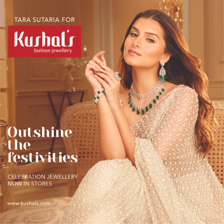 Tara Sutaria Sparkles as The New Face of Kushal’s Festive Line Jewellery - The Glitz Media